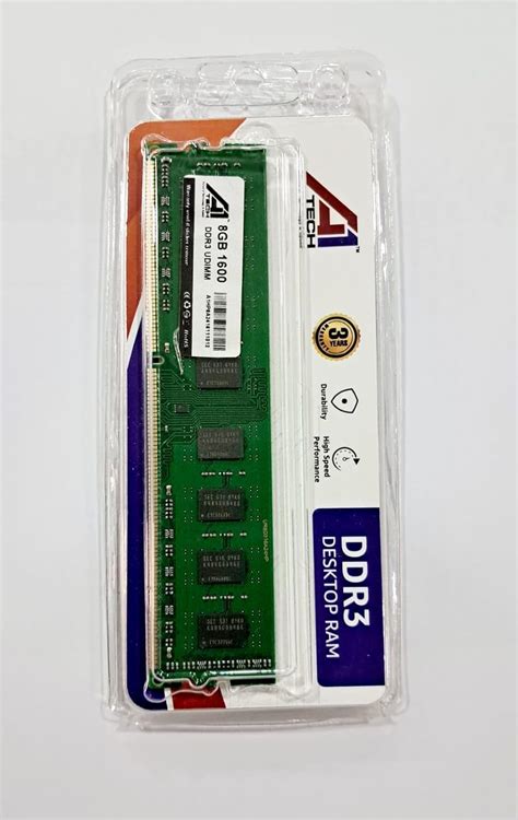 Buy A1tech 8gb Ddr3 Desktop Ram 1600mhz Long Dimm Memory High Speed Performance