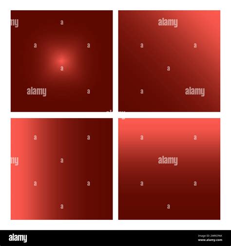 Red Gradient Backgrounds Collection Eps 10 Stock Vector Image And Art