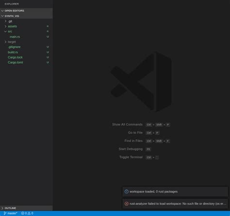 Rust Analyzer Failed To Load Workspace · Issue 3032 · Rust Langrust