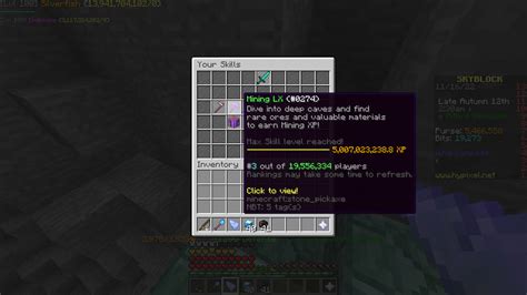 5b Overflow Mining Xp Rhypixelskyblock