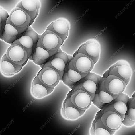Polystyrene Polymer Chain Stock Image C0260136 Science Photo Library