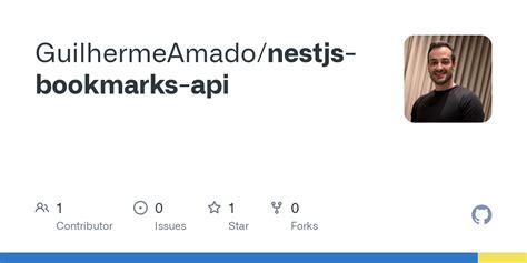GitHub GuilhermeAmado Nestjs Bookmarks Api