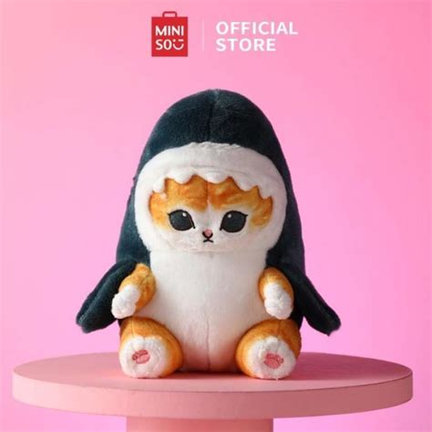 Jual Miniso Boneka Bantal Kucing Hiu Cat Toys Mofusand Series 8in