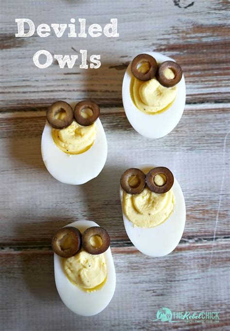 Deviled Owl Eggs Recipe With California Ripe Olives Calolivecrafts