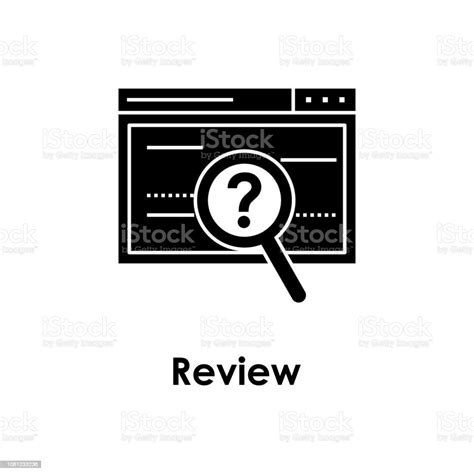 웹 브라우저 돋보기 검토 아이콘입니다 웹사이트 웹 디자인 모바일 응용 프로그램에 대 한 비즈니스 컬렉션 아이콘 중 하나 개발에