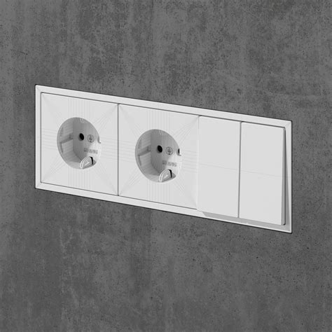 Jung Ls Zero Switches And Sockets Kit 80 Items 3d Model Cgtrader