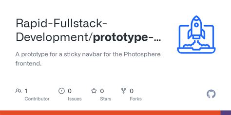Github Rapid Fullstack Developmentprototype Sticky Navbar A Prototype For A Sticky Navbar
