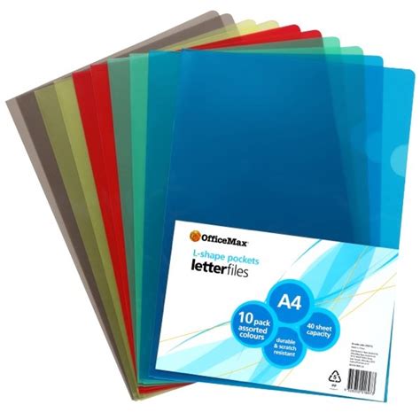 A3 L Shape Folder Letter Files Document Folders Doha Stationery