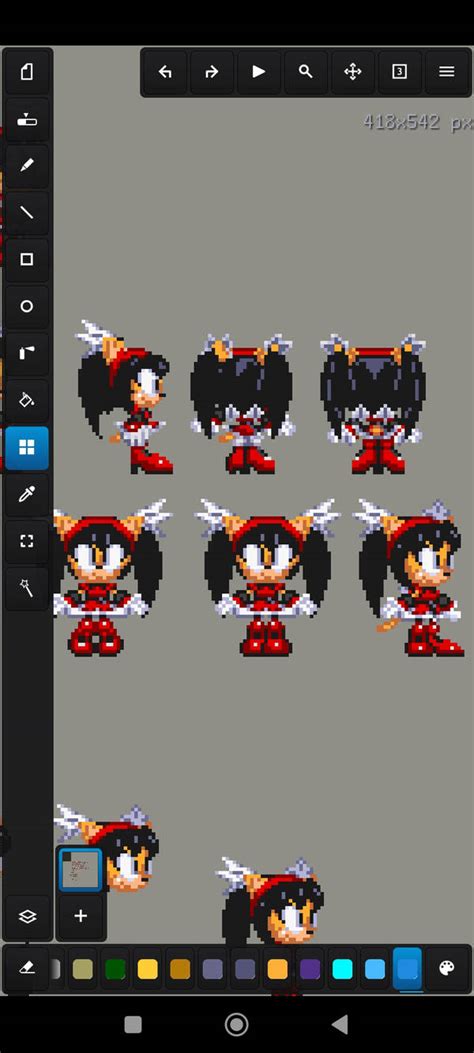 Honey The Cat Wip Rotation Sprites By Sparklescream23ofici On Deviantart