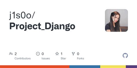 Github J1s0oprojectdjango