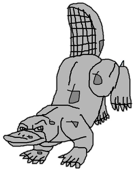 Platypus Turned Into Stone Mid Kick By Maximumanimal2111 On Deviantart