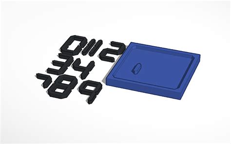 3d Design Number Puzzle 1 Tinkercad