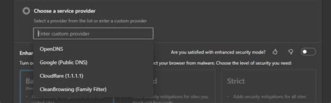How To Enable Or Disable Secure Dns Over Doh In Microsoft Edge