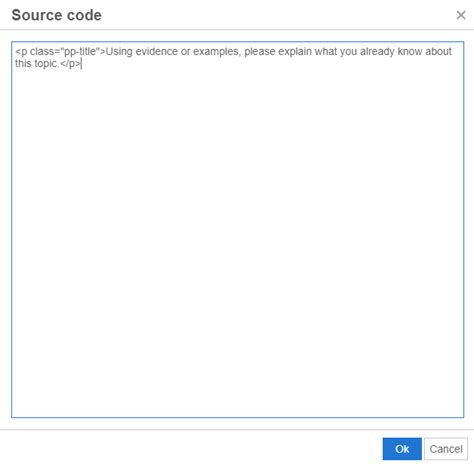 Supported HTML Tags In Source Code Editor PlayPosit Knowledge