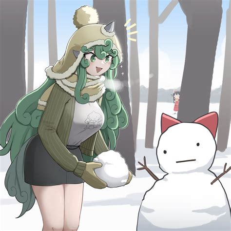 Hakurei Reimu Komano Aunn And Komano Aunn Touhou And 1 More Drawn