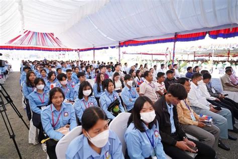 លោកជំទាវ មិថុនា ភូថង អញ្ជើញចូលរួម ក្នុងពិធីបើកការដ្ឋានសាង សង់ចំណតផែកុងតឺន័រទឹកជ្រៅជំហានទី១