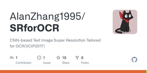 github alanzhang1995 srforocr cnn based text image super resolution
