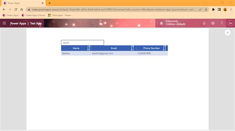 Power Apps Sortbycolumns And Search Using Data Table