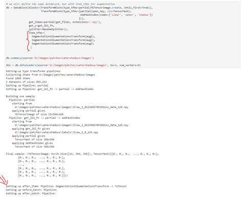Augmentations For Multispectral Image Segmentation Just Working With Mid Level Api Not With