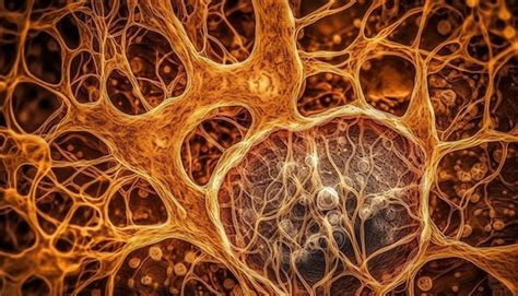 Premium Ai Image Fractal Shaped Cells Magnified For Medical Research