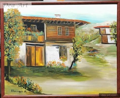 Картина Къщи 787 от Анелия Красимирова Цветкова Дея Арт