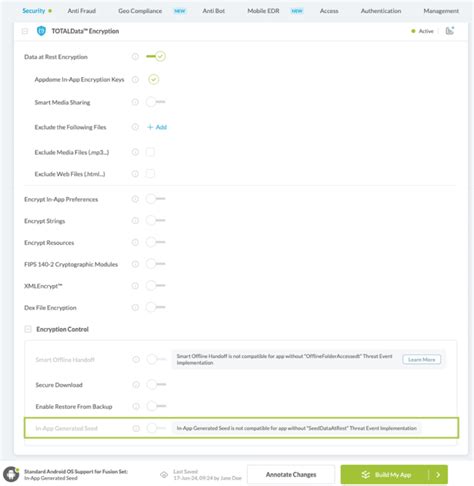 How To Use An In App Generated Seed Encryption Key In Android And Ios Apps
