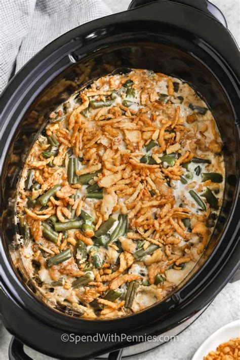 Crockpot Green Bean Casserole