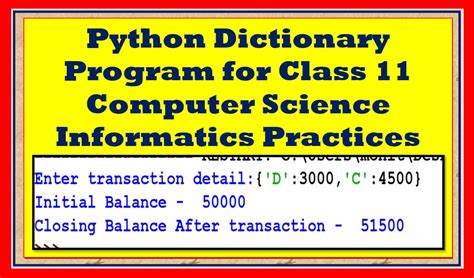 Sanjay Kumar Parmar On Linkedin Important Class 11 Python Dictionary