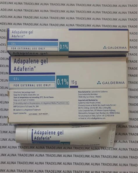 Adapalene Gel 0 1 15g Adaferin At ₹ 350 Tube In Nagpur Id