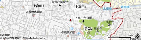 東京都中野区上高田4丁目35 1の地図 住所一覧検索｜地図マピオン