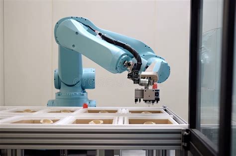 Packaging And Sorting Robot Working Meticulously With Delicate Objects
