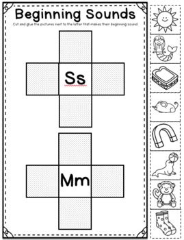Beginning Sounds Activities For Learning First Or Initial Sounds In Words