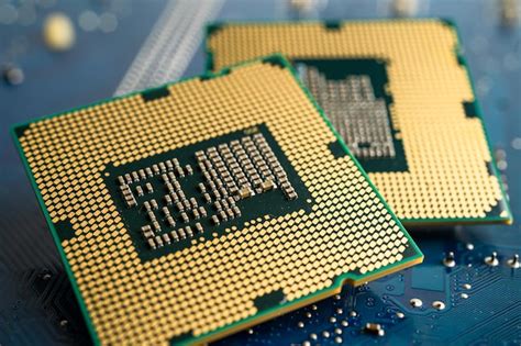 Premium Photo Central Processing Unit Cpu Chip Processor Of Computer