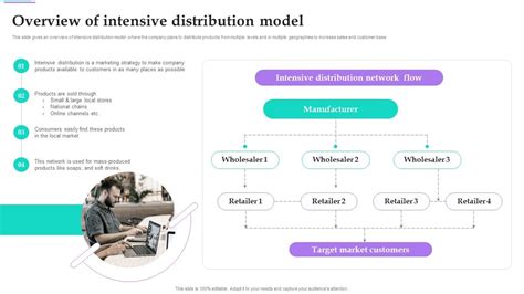 Distribution Strategies For Increasing Overview Of Intensive Distribution Model Mockup Pdf