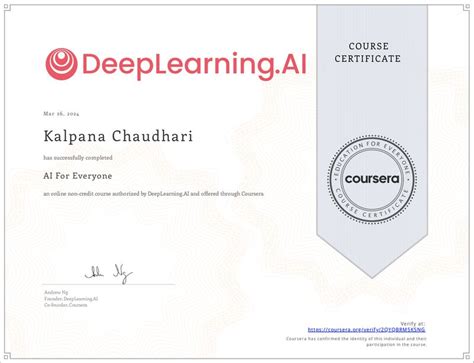 kalpana chaudhari on linkedin deeplearning ai for everyone 🎉
