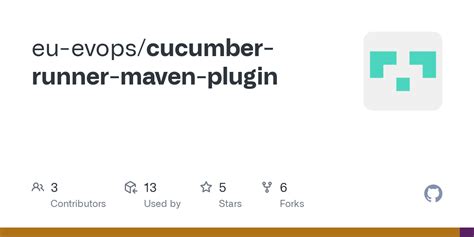 github eu evops cucumber runner maven plugin