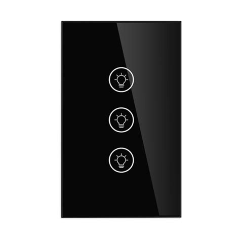 Tuya Wifi Multi Gang Smart Light Dimmer Switch 3 Gang Dimmer Smart Light Dimmer Black Lazada Ph