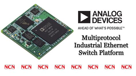 analog devices announces multiprotocol industrial ethernet switch