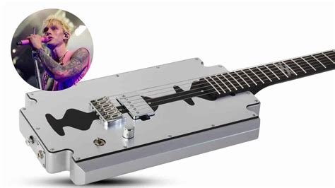 Schecter And Machine Gun Kelly Unveil Signature Razor Blade Guitar