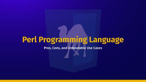 perl programming language pros cons and unbeatable use cases