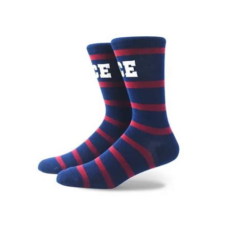 Unisex Striped Antimicrobial Cotton Socks Mid Calf Crew At Rs 65