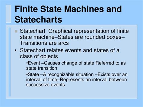 Ppt Uml Diagrams Statecharts The Dynamic Analysis Model Powerpoint
