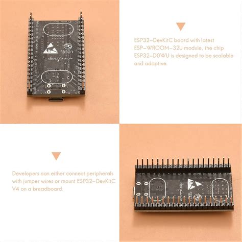 6pcs Esp32 Devkitc Core Board Esp32 Development Board Esp32 Wroom 32u Wireless Wifi Development