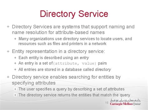 Distributed Systems CS 15 440 Naming Part II