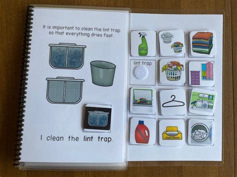 Laundry Task Analysis And Interactive Book For Special Ed With Etsy