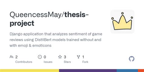 Github Queencessmay Thesis Project Django Application That Analyzes Sentiment Of Game Reviews