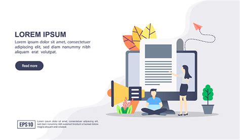 문자 디지털 마케팅의 벡터 일러스트 레이 션 개념입니다 배너 전단지 승진 마케팅 자료 온라인 광고 비즈니스 프리 젠 테이 션을