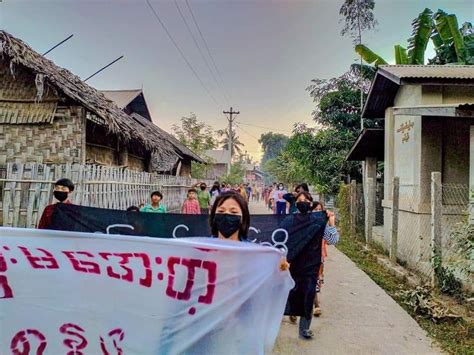 ရွှေနွယ်သွေး သပိတ်စစ်ကြောင်း ဖက်ဆစ် စစ်တပ် ချေမှုန်းရေး ချီတက် ဆန္ဒပ