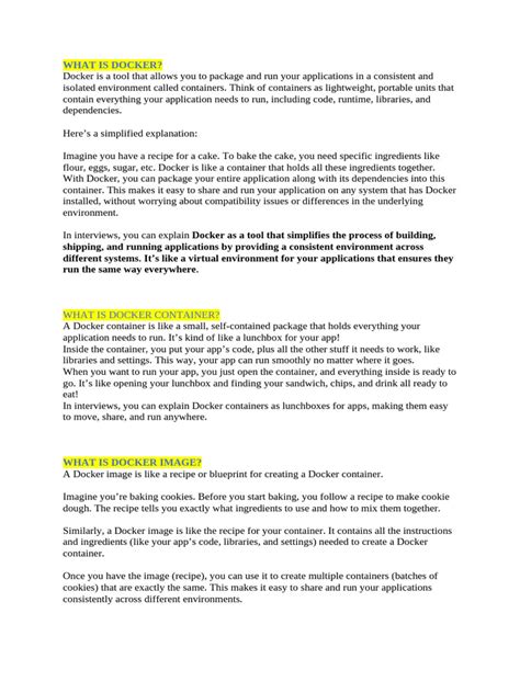 What Is Docker Pdf Web Application Operating System Technology