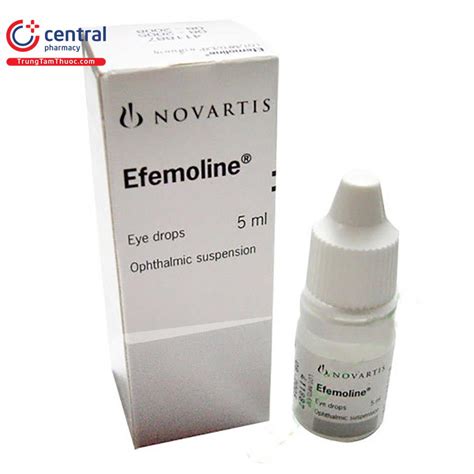 Thuốc Nhỏ Mắt Efemoline Cách Dùng Liều Dùng Lưu ý Khi Sử Dụng